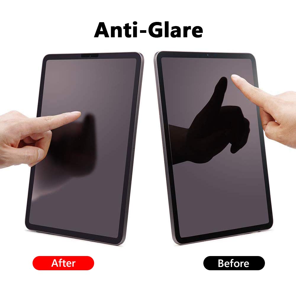Removable Paper Feels Texture for iPad Air 4 (10.9 inch, 2020) / iPad Pro 11 inch Screen Protector(2021, 2020 & 2018 Models), Reusable iPad pro 11 Matte PET Film Draw/Write/Sketch/Feel Like on Paper