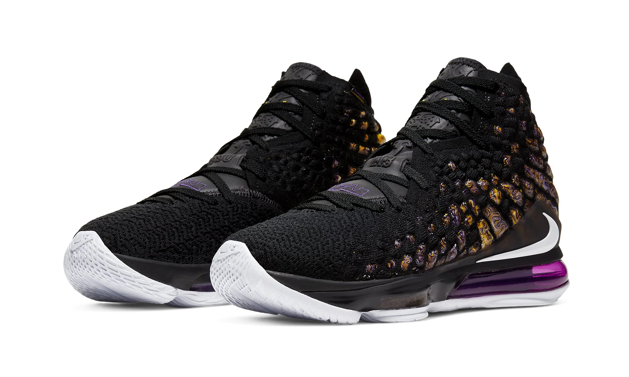 Nike Mens Lebron 17 BQ3177 004 Lakers - Size 10.5