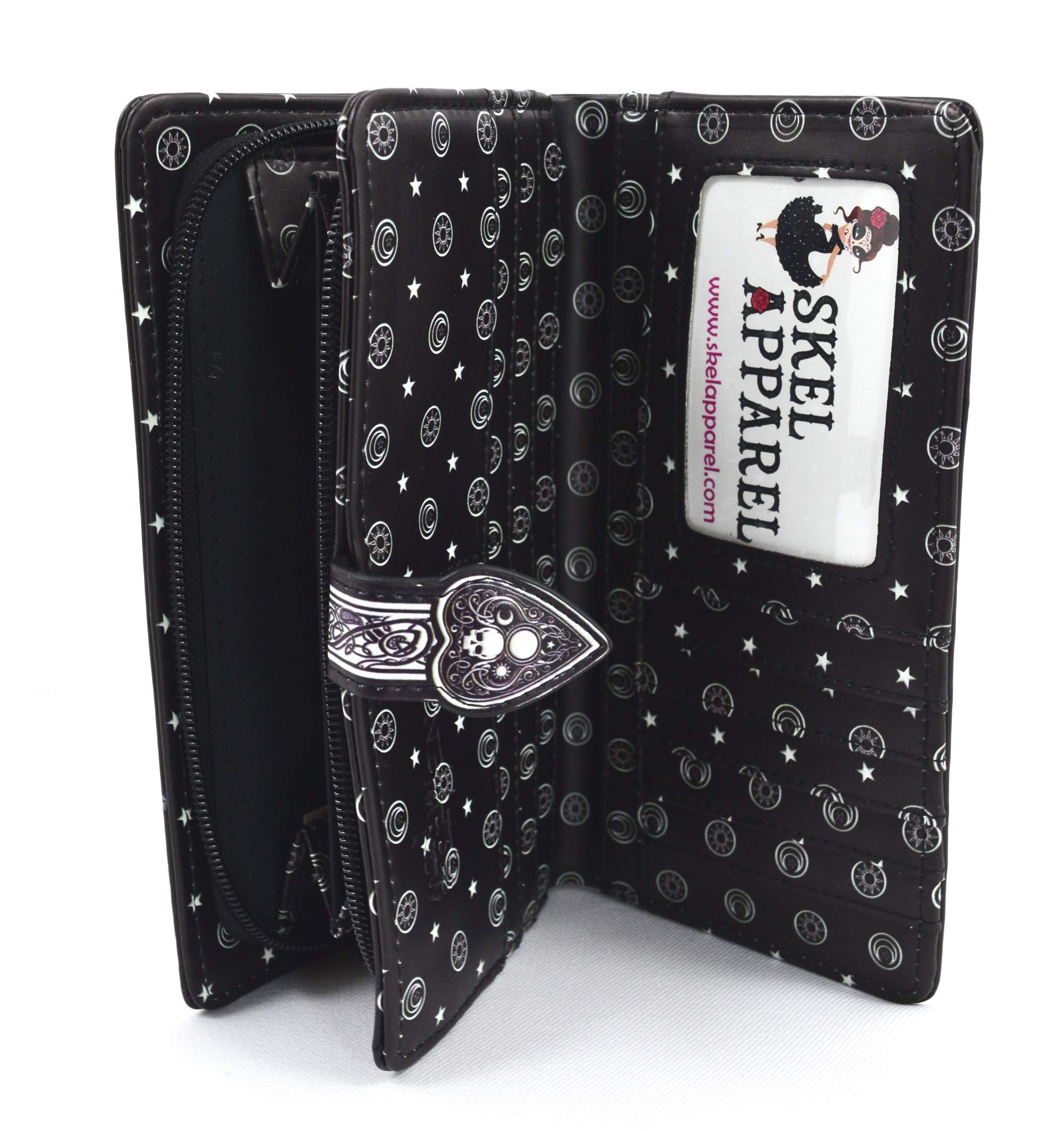 Nemesis Now Spirit Board Ouija Board 3D Embossed Black Wallet Wiccan Gothic Gift