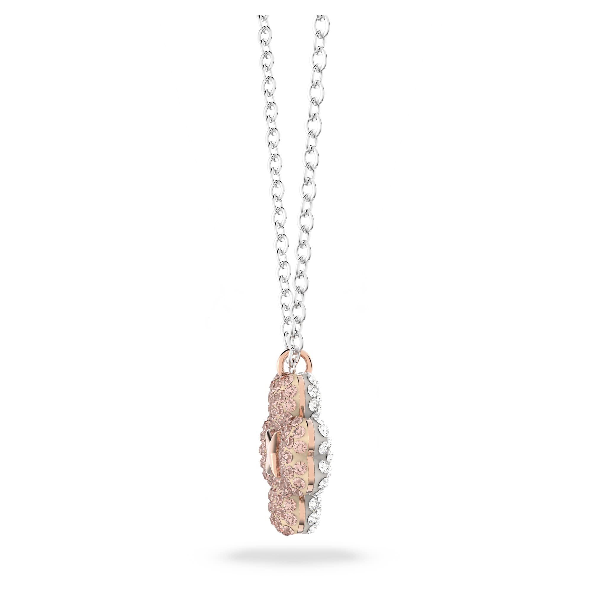 SWAROVSKI Latisha Pendant, Flower, Pink, Mixed metal finish