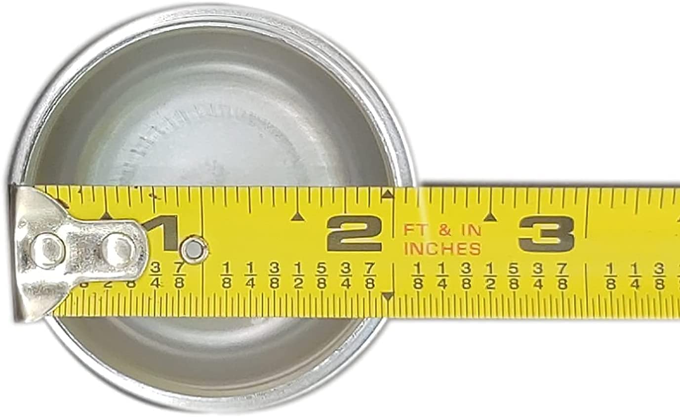 Replaces Trailer 1.98" Inch Grease Cover Dust Cap 2k 3.5k 3,500 lb Axle Hub with Plug (4Pack)