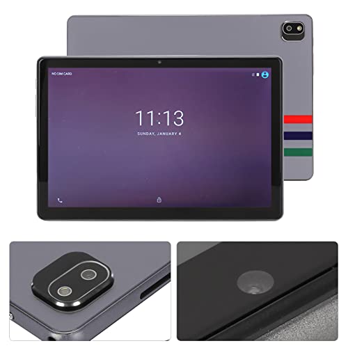 VINGVO 4G LTE Tablet, 5G WiFi 6GB RAM 128GB ROM US Plug 100β240V 10.1 Inch IPS 6000mAh Battery Reading Tablet (US Plug)