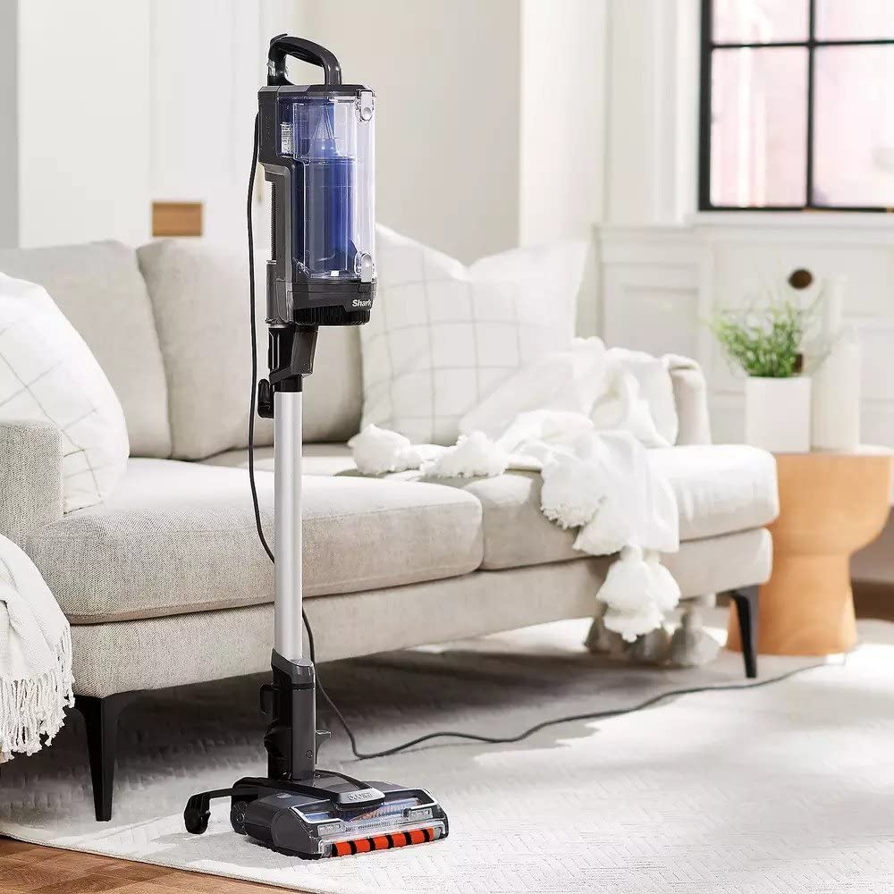 Shark QU602QBL_EGB APEX UpLight Vacuum Lift-Away DuoClean Self Clean (Artic Blue) - (Renewed)