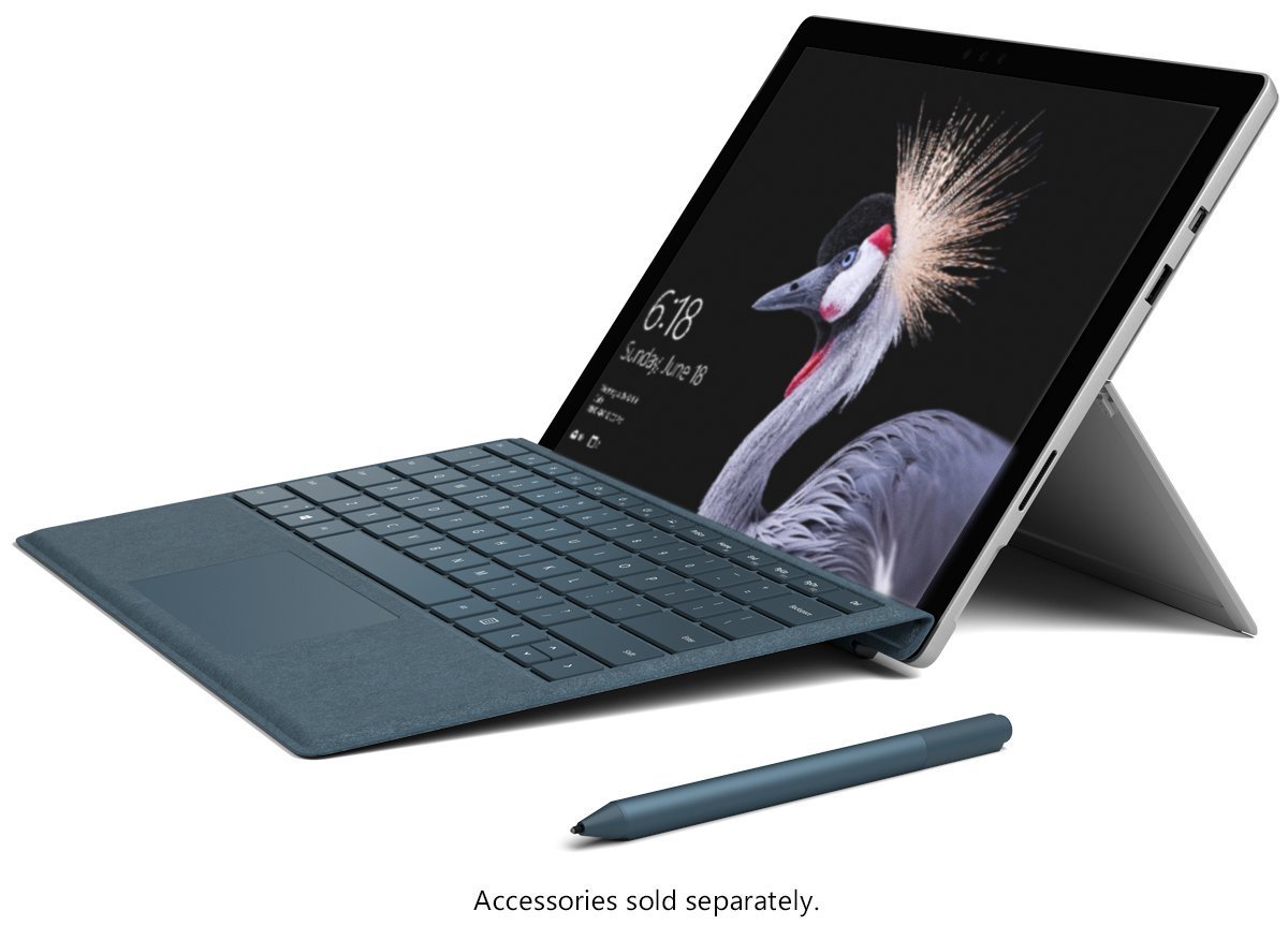 Microsoft Surface 4 Pro Laptop, Intel Core i7-6650U, 16GB RAM, 256GB SSD, Windows 10 Pro - KGP-00001 - Pen Not Included (Renewed)
