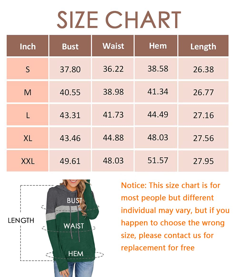 MixShe Women's Long Sleeve Sweatshirts - Lightweight Hoodies, Casual Tunics and Tees in Black and Gray