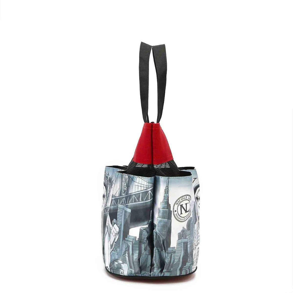 Nicole Lee CONVENIENT PRINT ORGANIZER BAG V.2~LIFE IN NEW YORK