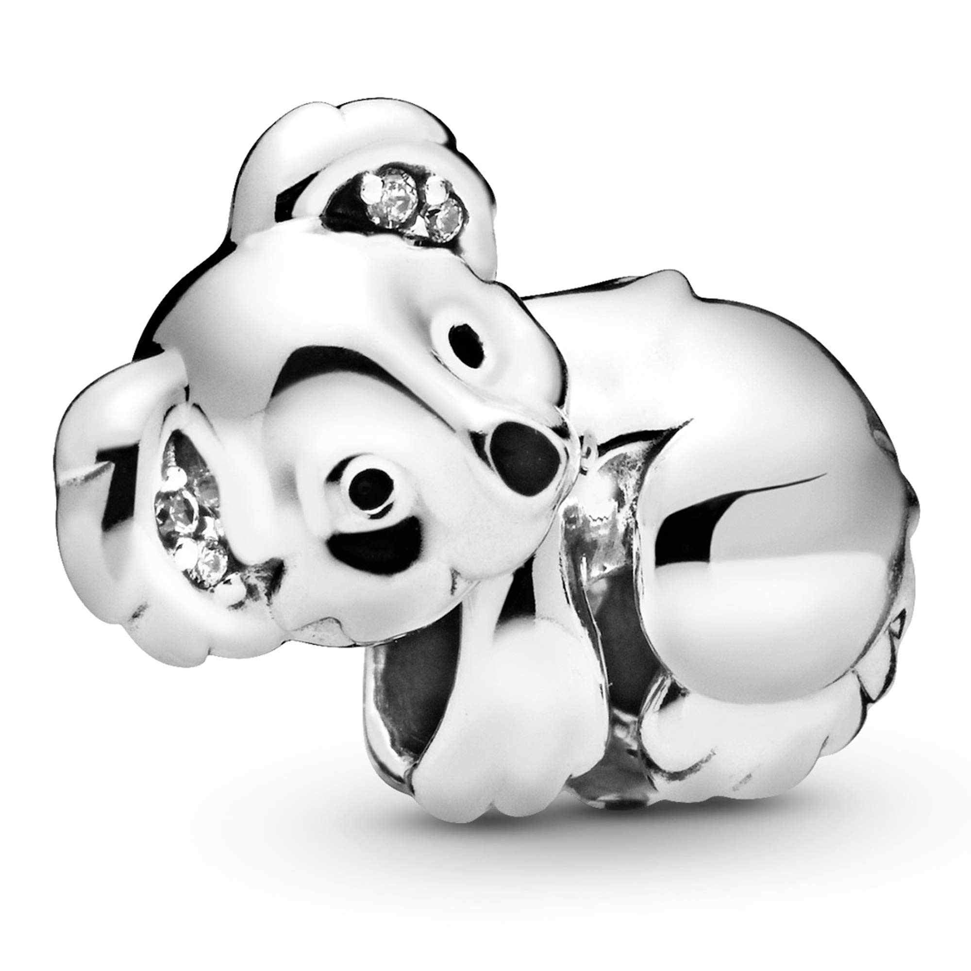 Pandora Jewelry Koala Cubic Zirconia Charm in Sterling Silver