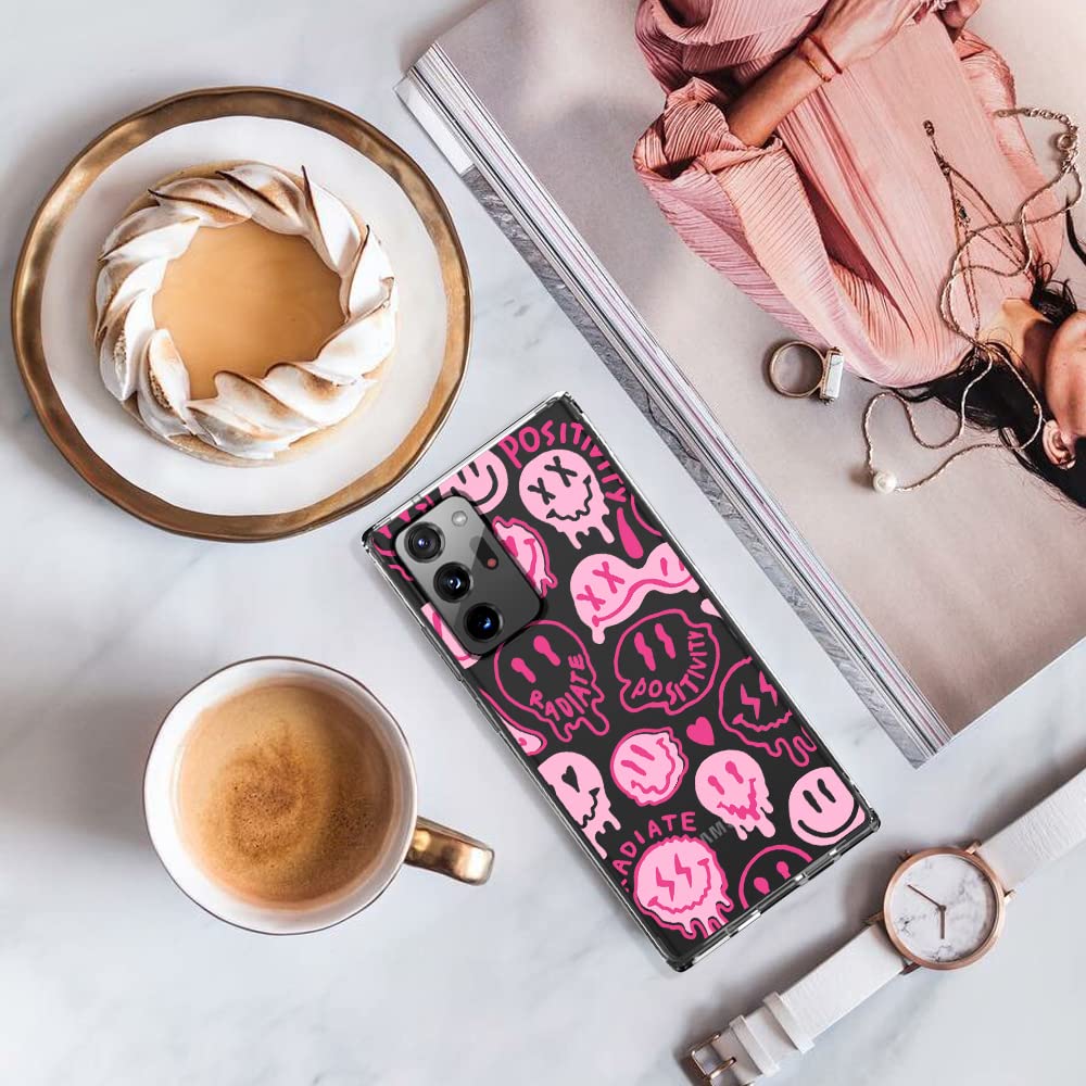 MOSNOVO Designed for Galaxy Note 20 Ultra Case, [6.6 FT Military Grade Drop Protection] Clear Shockproof Phone Cover for Samsung Galaxy Note 20 Ultra 5G - Floral Garden