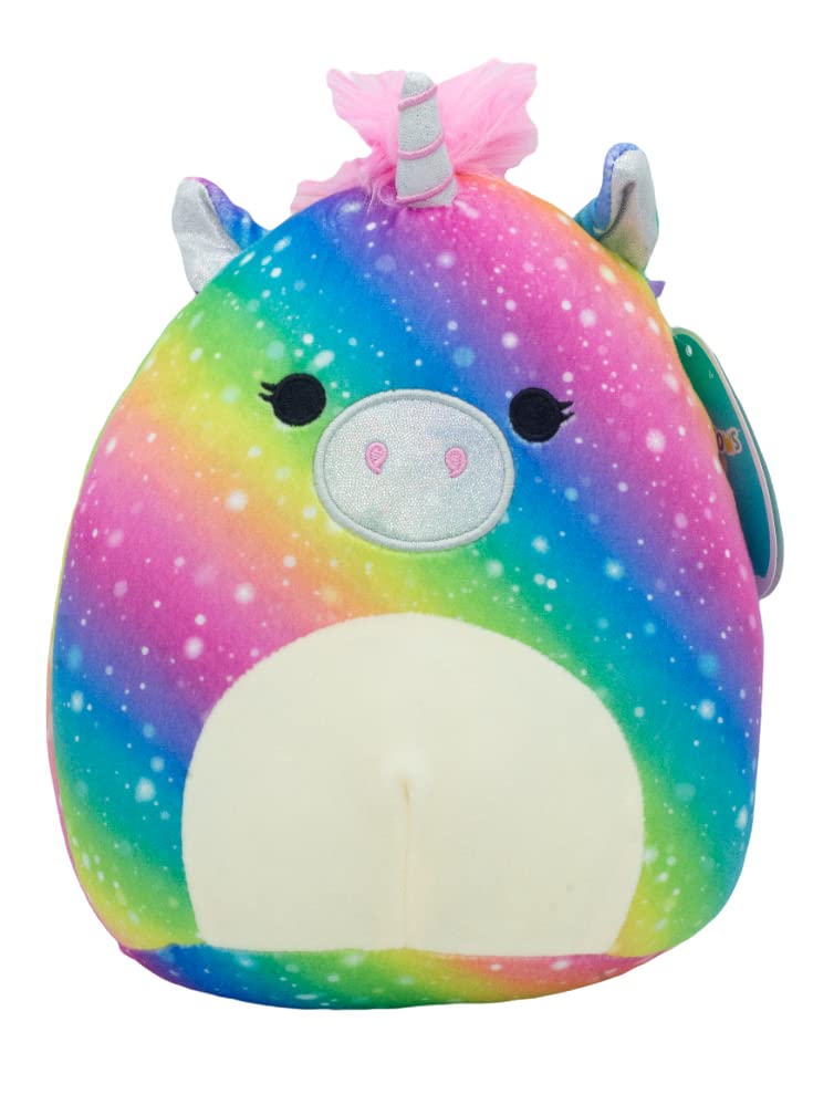 Squishmallows Official Kellytoy Plush Squishy Soft Pride Squad - 8 Inch Prim The Rainbow Unicorn