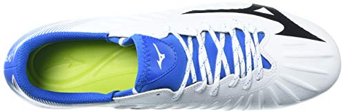 Mizuno Unisex Rebula III Select Soccer Shoe, White-Directoire Blue, 9 US Men