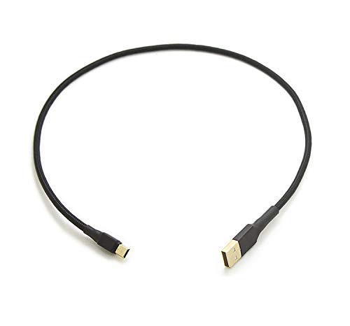 New Replacement Braided Mini USB Keyboard Cable for Razer BlackWidow Keyboard 1.5M (Purple)