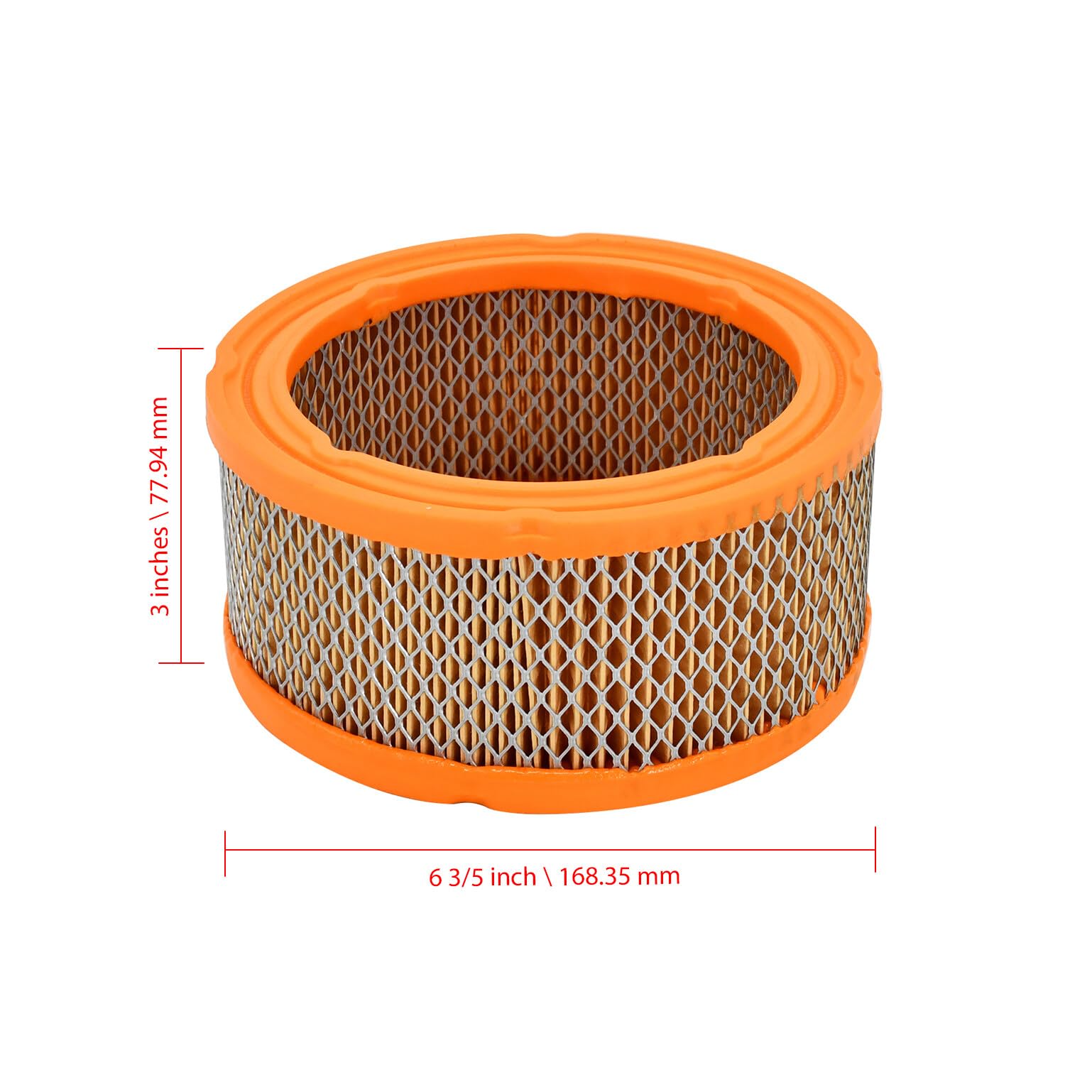 Weelparz 2 * Air Filter 0C8127 Compatible with Generac V-Twin 760cc and 990cc Engines 12-22 KW Air-cooled Generator Compatible with Centurion Compatible with Siemens and Eaton Standbys