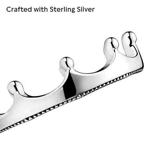 PANDORA Polished Crown 925 Sterling Silver Ring