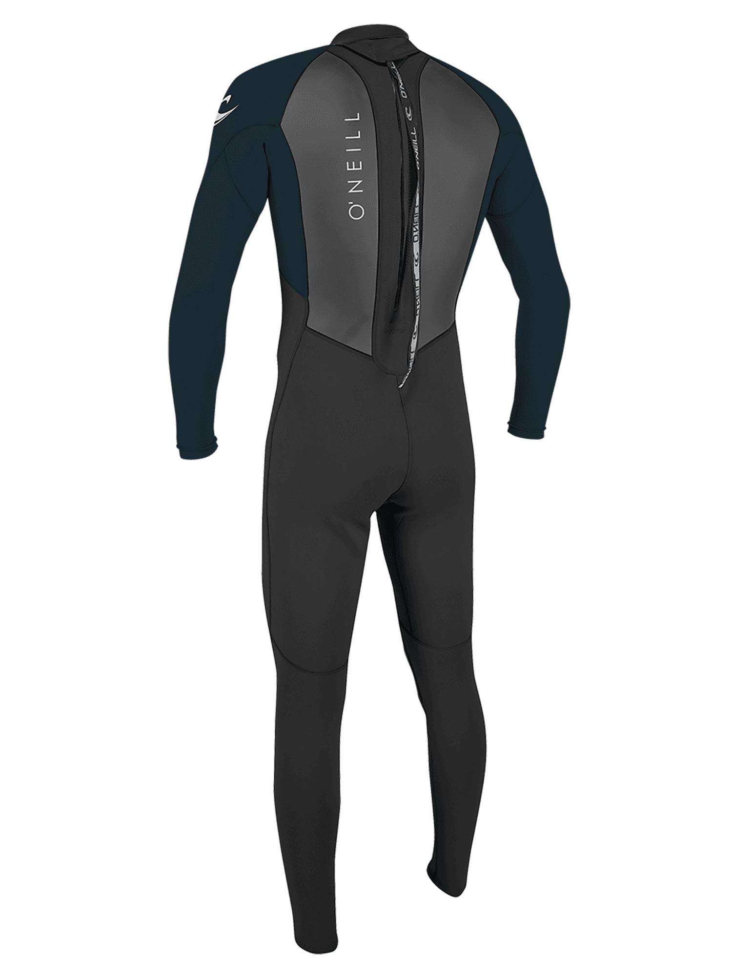 O'Neill Wetsuits mens REACTOR-2 3/2MM BACK ZIP FULL Wetsuits, Black/Slate, Medium