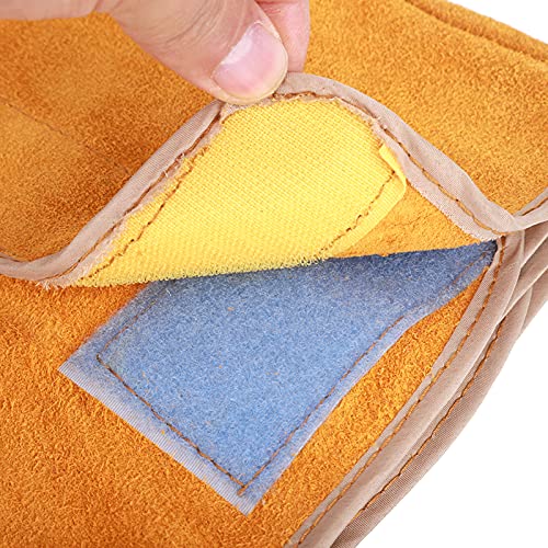 Welding Spats 1 Pair Leather Welding Boot Covers Retardant Welding Boot Cover Welder Leg Foot Safety Protection Safety Boot Cover Leg Foot Protection Cover