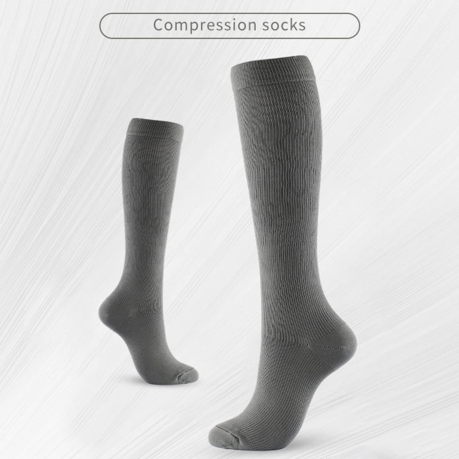 Sawpy 3 Pair Compression Socks for Women Men 15-20 mmHg Circulation Athletic Compression Socks for Soccor, Baseball, Football