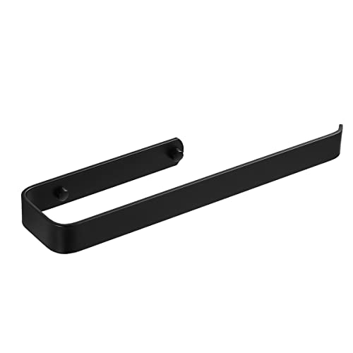 Paper Towel Holder Under Cabinet,Wall Mounted Paper Towel Roll Holder for Kitchen Paper Towel,Toilet Paper Holder for Small Spaces,Black