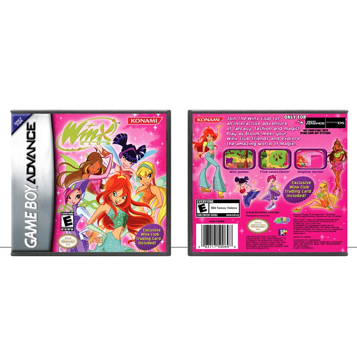 Winx Club | (GBA) Game Boy Advance - Game Case Only - No Game