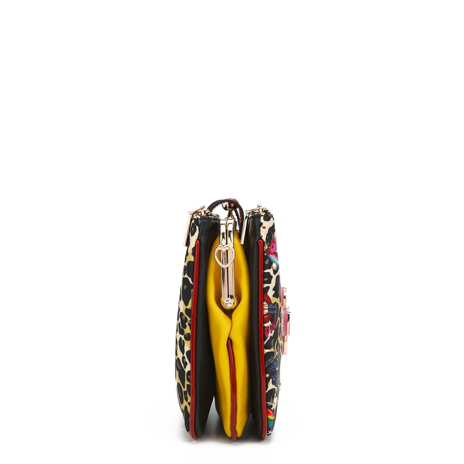 Nicole Lee Wild Lips Kiss Lock Crossbody