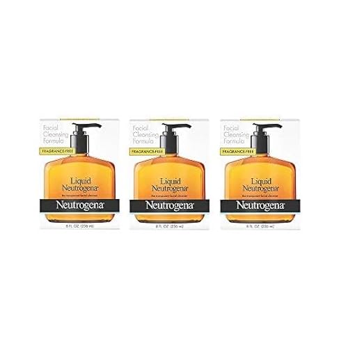 Neutrogena Liquid Facial onDdd Cleansing Formula, 8 Fl. Oz (3 Pack)