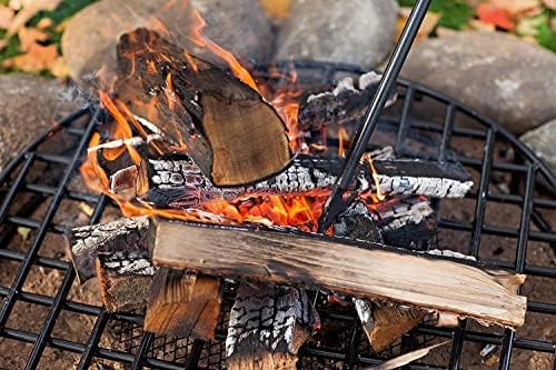 Walden Backyards Universal Ember Catcher - Round Steel Mesh Grate for Fire Pit Grates Outdoor Pits and Campfire - 16”