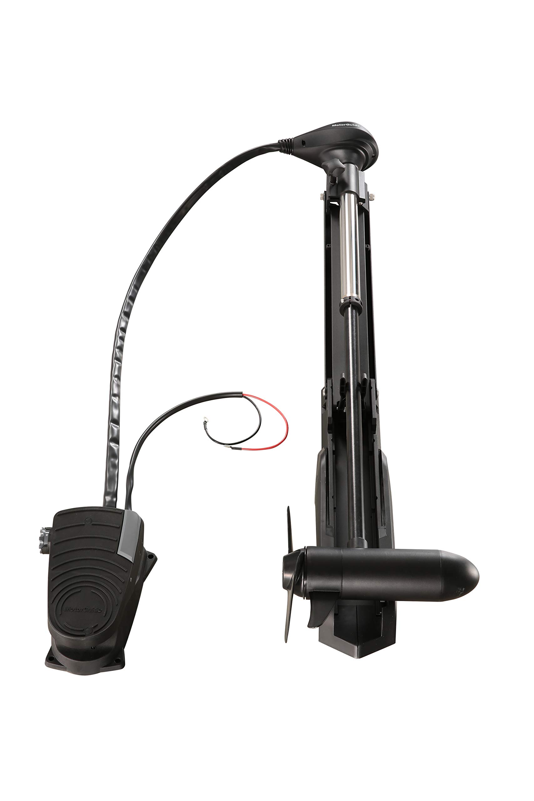 MotorGuide 940200120 X3 Freshwater Bow Mount Trolling Motor — Cable Steer, Foot-Control — 50-Inch Shaft, 70-Pound Peak Thrust 24V