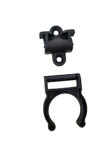 Pactrade Marine Boat Canoe Kayak Pair Of Black Folding Paddle Clip Kit