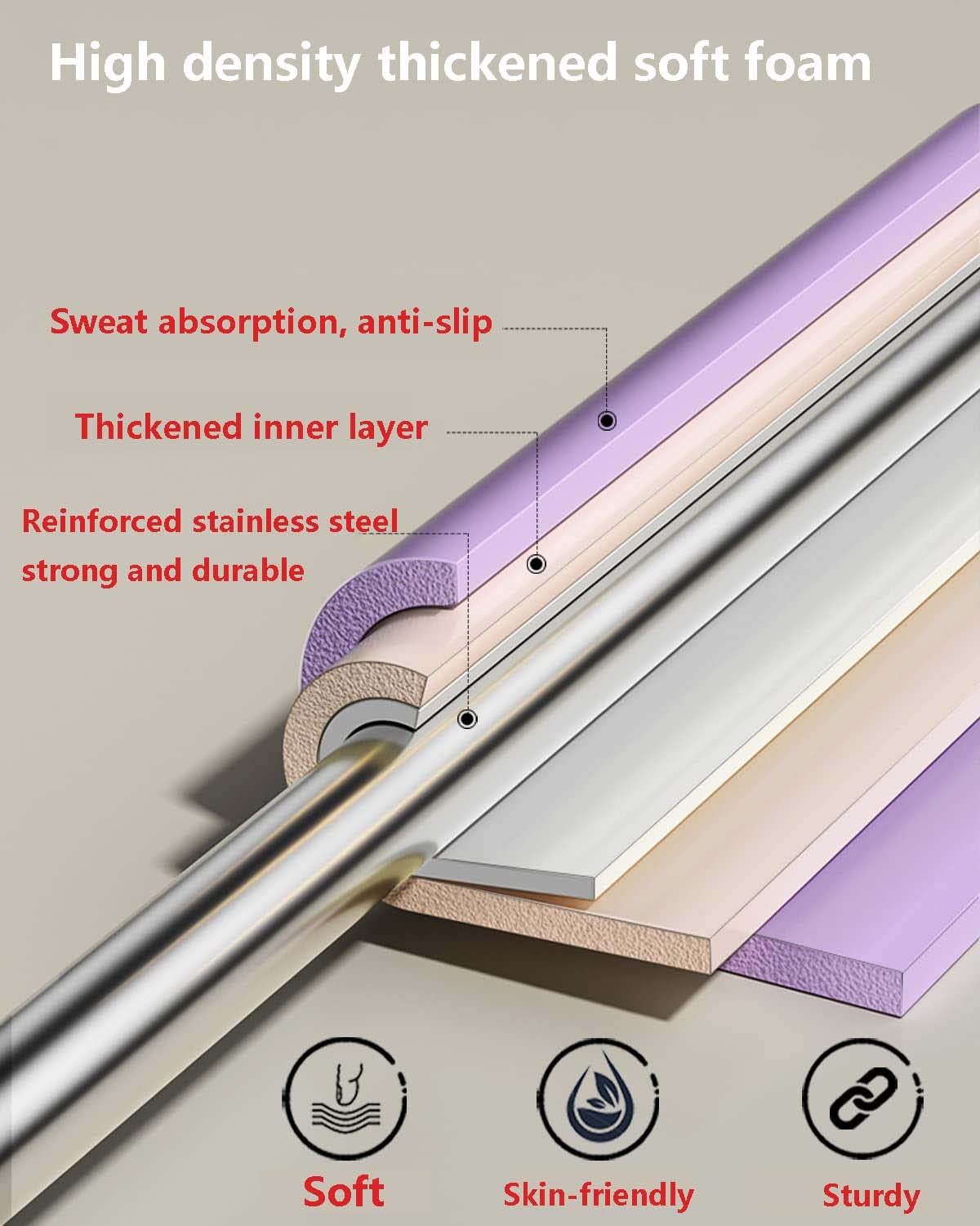 TALFIT Back Straightener Posture Corrector, Yoga Sticks Stretching Tool for Posture, Humpback Correction Sticks Stretching Tool (Pink)