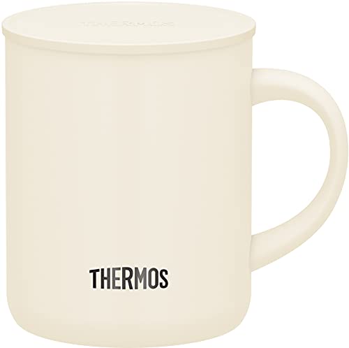 Thermos JDG-451C MWH Vacuum Insulated Mug, 15.2 fl oz (450 ml), Milk White