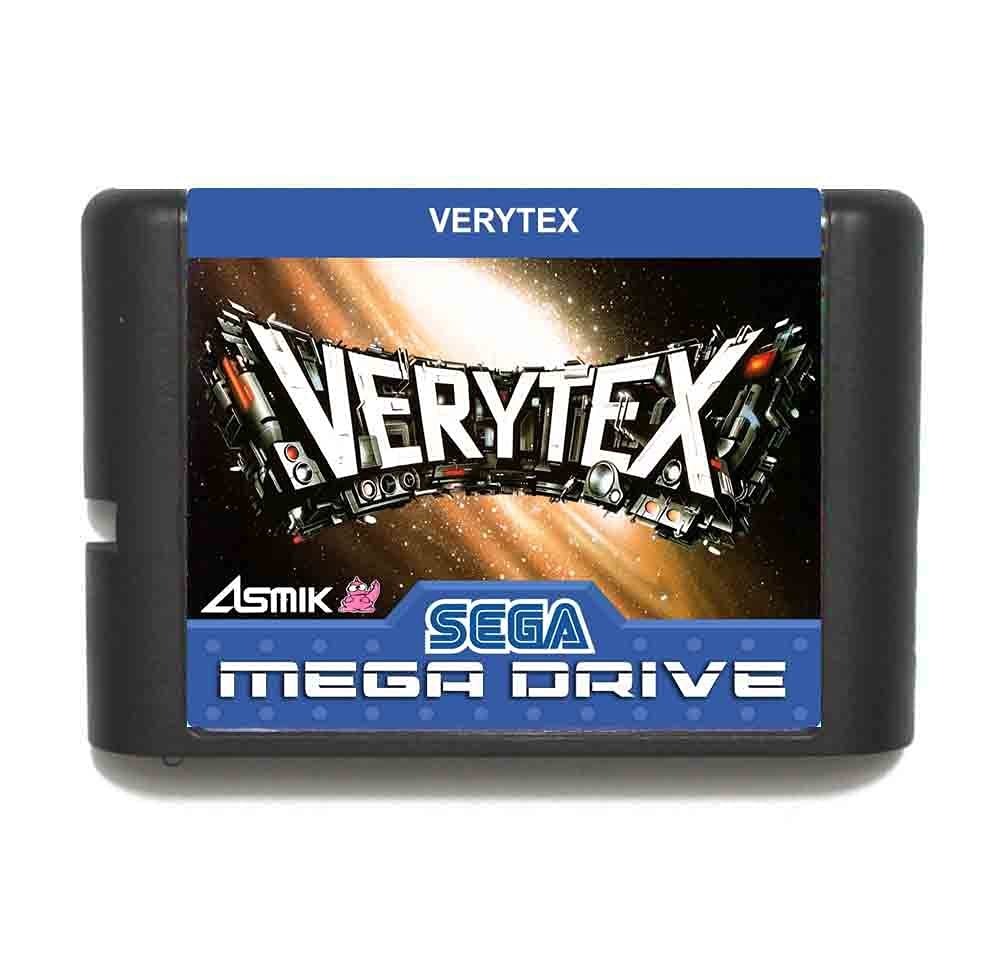 Verytex 16 Bit MD Game Card For Sega Mega Drive For Genesis (Black)