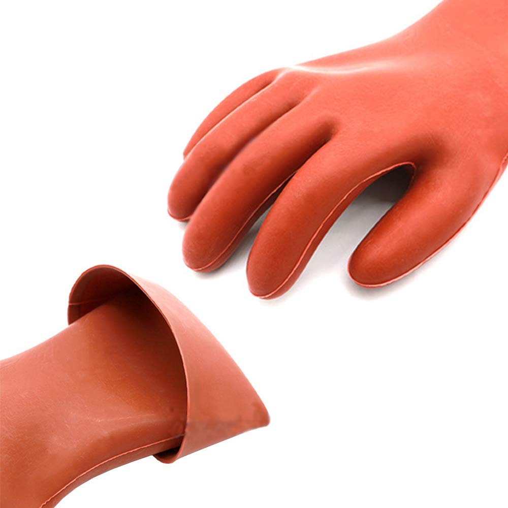 ShuangAn Electrical Insulated Rubber Gloves Electrician 12KV High Voltage Safety Protective Work Gloves Insulating for Lineman Man Woman