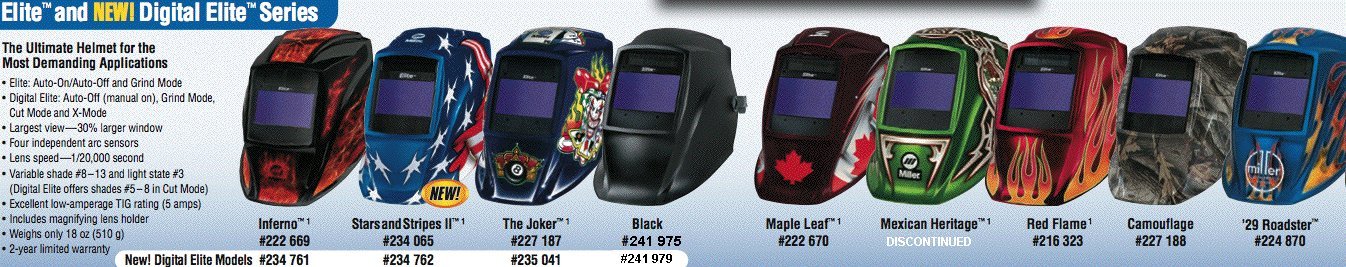 Miller Electric Battery All Miller Helmet Series - 217043, (Pack of 5)
