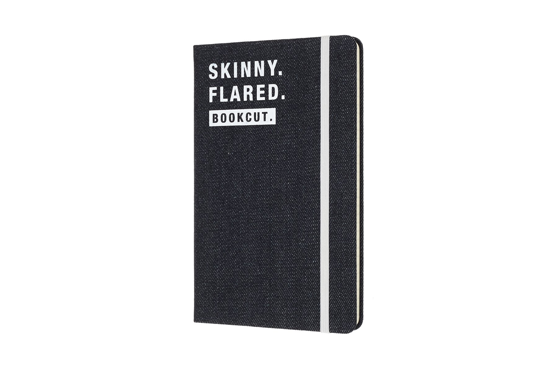 Moleskine Limited Collection Denim Notebook, Hard Cover, Large (5" x 8.25") Ruled/Lined, 240 Pages