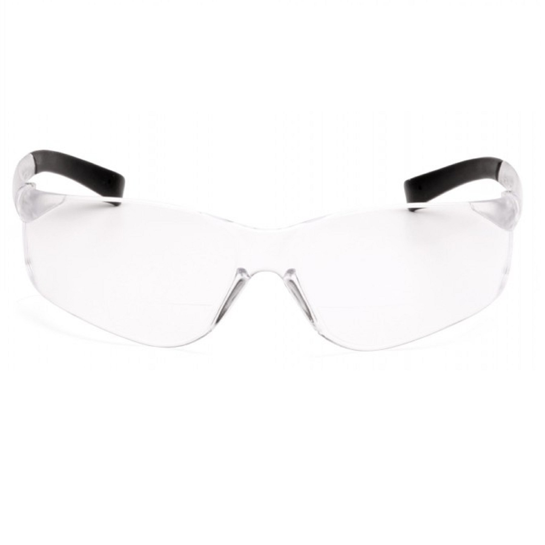 Pyramex Ztek Bifocal Reader Safety Glasses with Clear Lens S2510R20 (3 Pair) (+2.0 Lens)