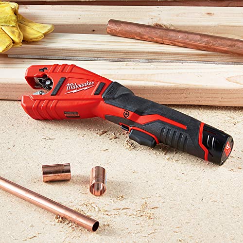 Milwaukee 2471-20 M12 Cordless Lithium Ion 500 RPM Copper Pipe and Tubing Cutter Adjustable from 3/8" to 1†Diameters (Battery Not Included, Power Tool Only)