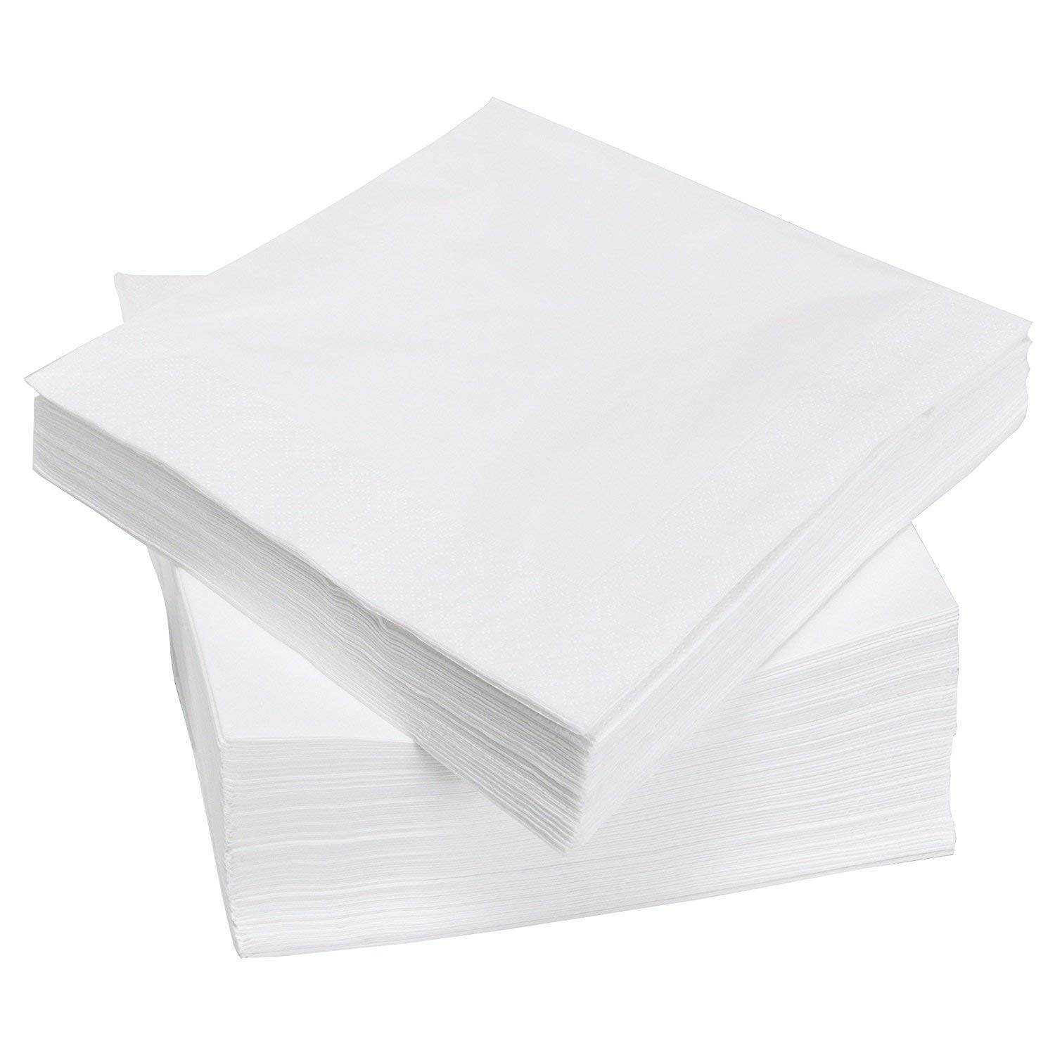 Perfect Stix - PW-Cocktail White Napkins-500ct 1 Ply White Cocktail Napkins - 500 Count(Pack of 1)