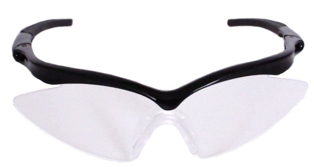 Python Junior Deluxe Racquetball (Squash) Eye Protection (For Smaller Faces) (Eyewear, Goggle, Eyeguard) -BLACK