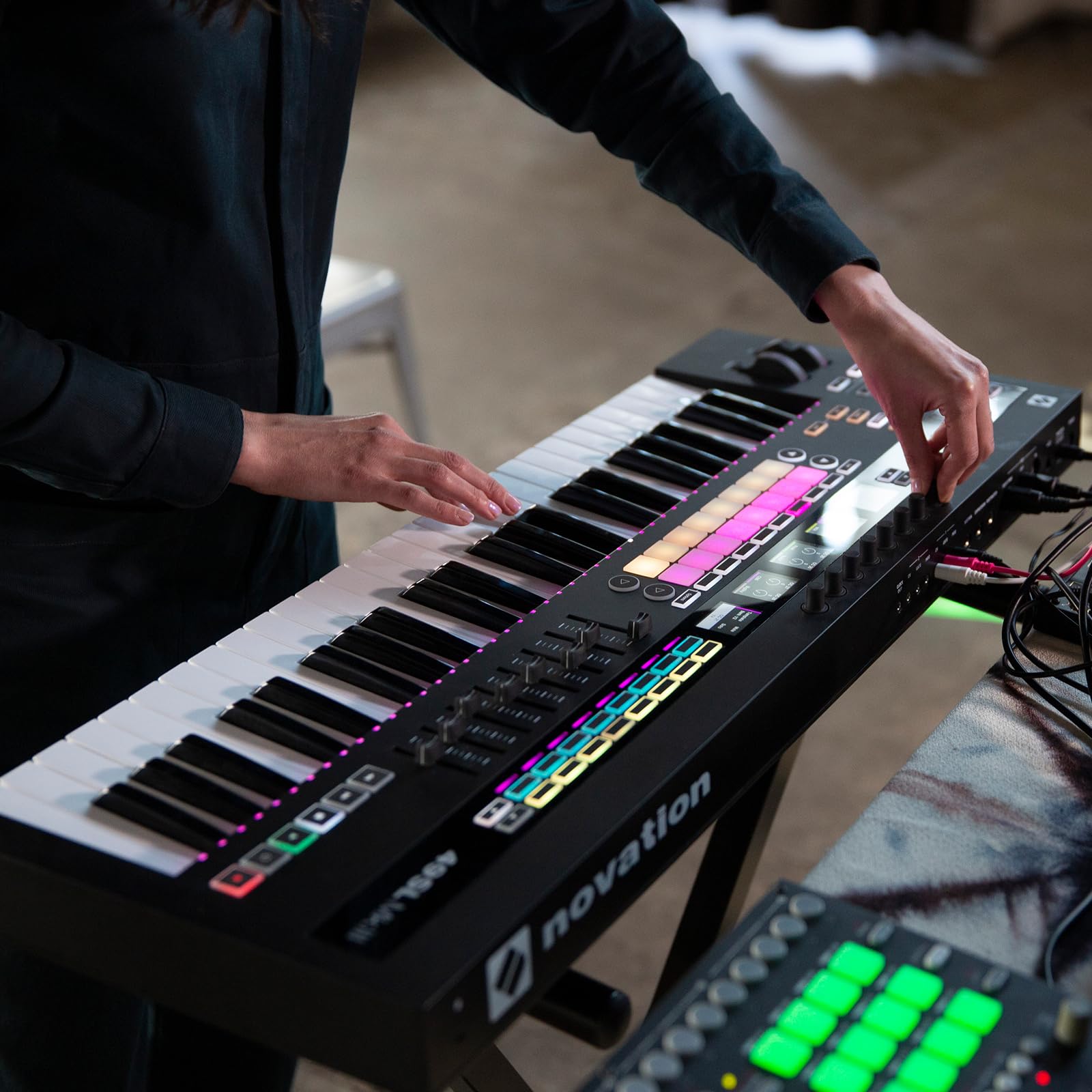 Novation 49SL MkIII, 49-key MIDI & CV equipped Keyboard Controller with 8 Track Sequencer