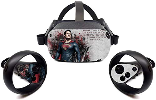 Oculus Quest Accessories Skins Super Hero American VR Headset and Controller Decal Sticker Protective ok anh yeu