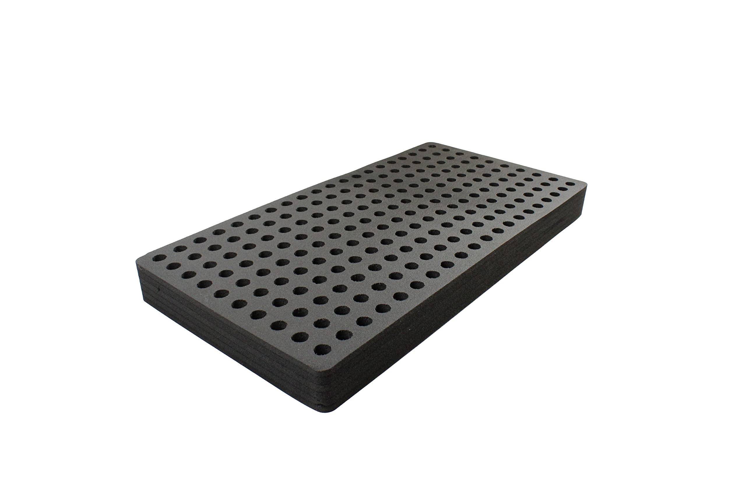 Polar Whale Test Tube Freezer Rack Durable Black Foam Storage Holder Organizer Stand Transport Holds 200 Tubes Fits up to 16mm Diameter