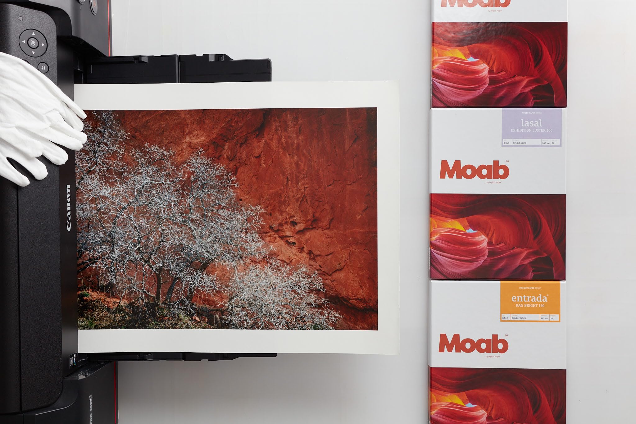 Moab Entrada Rag Bright 190, 100% Cotton Fine Art Archival Inkjet Paper, 2-Sided, Smooth (Hotpress) Bright White Matte, Medium Weight 190gsm, 4 x 6 Inches, 50 Sheets