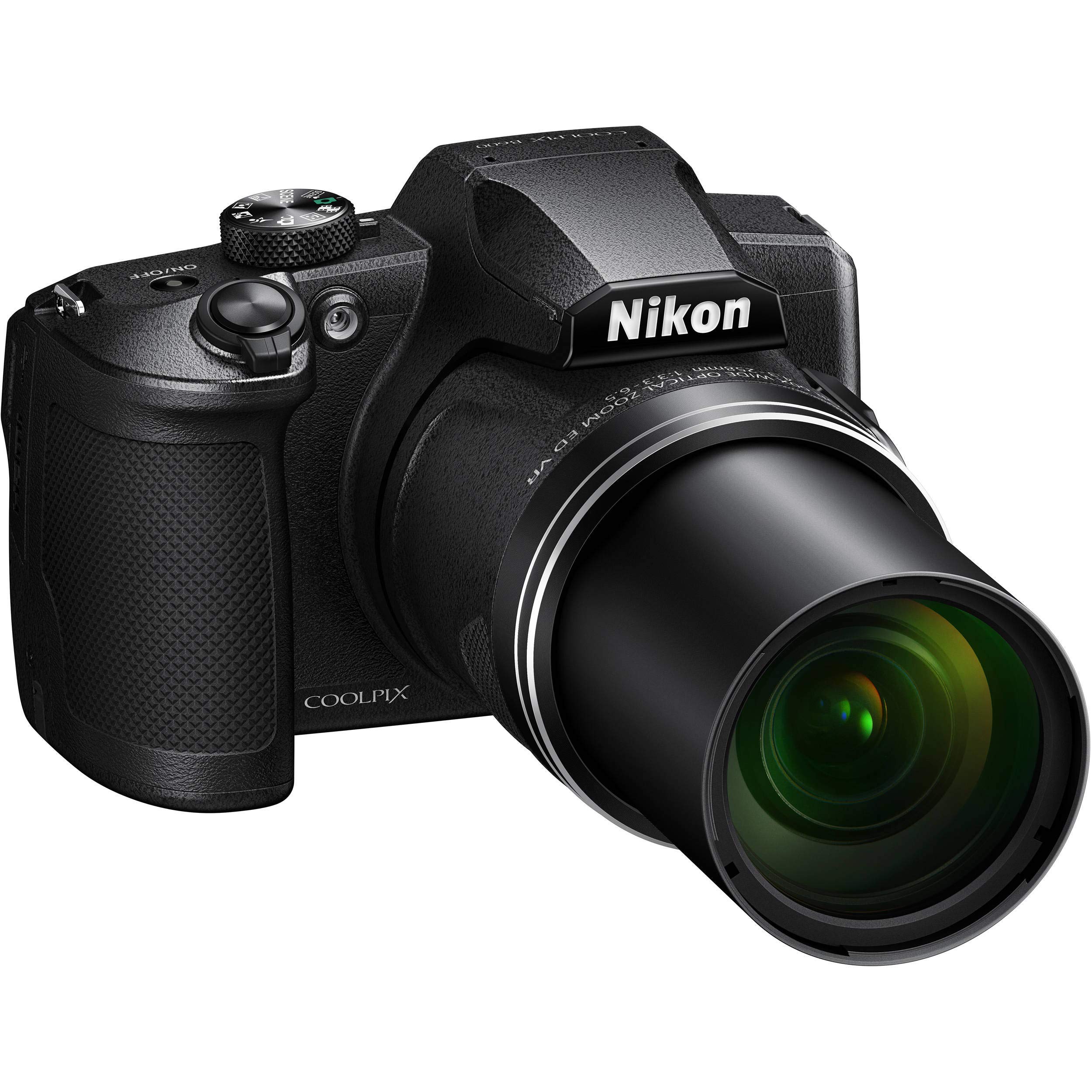 Nikon COOLPIX B600 Digital Camera (Black) with Starter Accessory Bundle – Includes: SanDisk Ultra 64GB SDXC Memory Card + Carrying Case (Medium) + Micro HDMI to HDMI Cable (A-D) + More (Renewed)