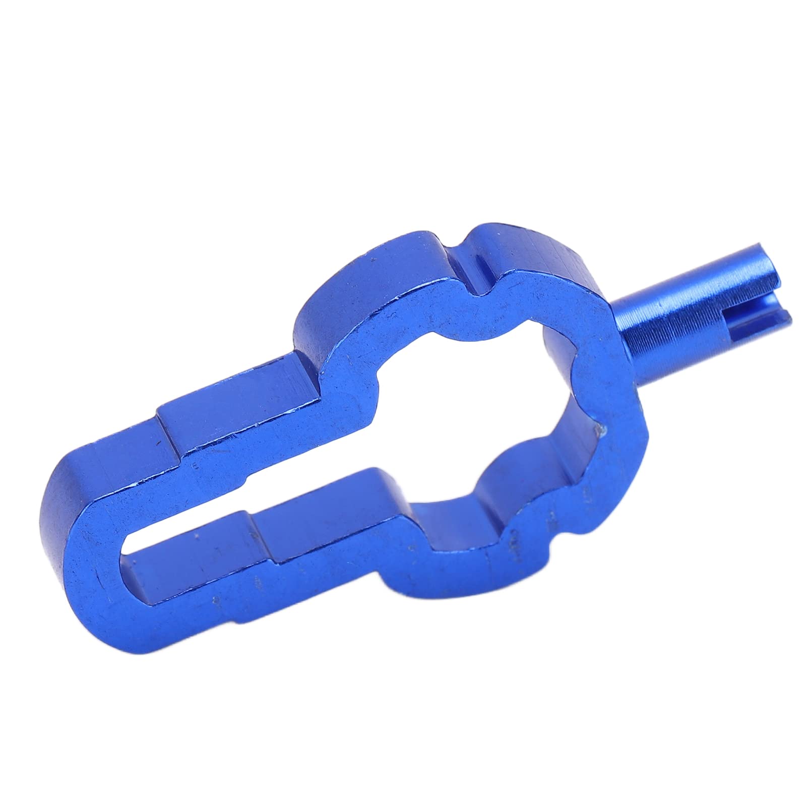Schrader Presta Valve Core Wrench, Multifunctional Aluminum Alloy Bicycle Valve Tool Hollow Lightweight for Mountain Road Bike