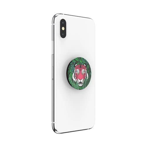 PopSockets Phone Grip with Expanding Kickstand, Animal PopGrip - Wild Tiger