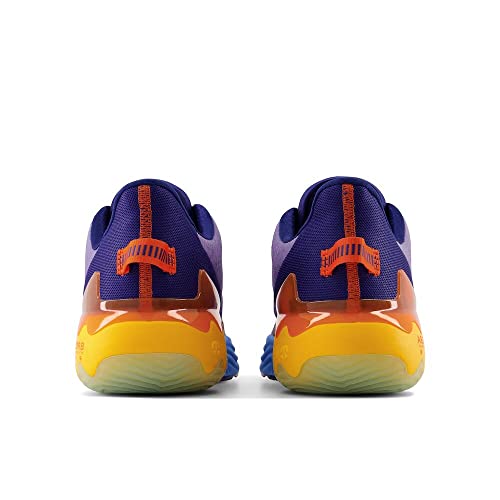 New Balance Men's FuelCell Rebel TR V1 Running Shoe, Blue/Orange, 8.5