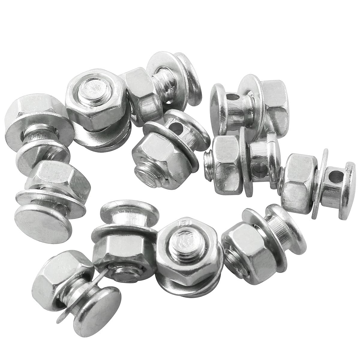 PSCCO 12PCS Cable Anchor Bolt for Bicycle Brake Line Brake