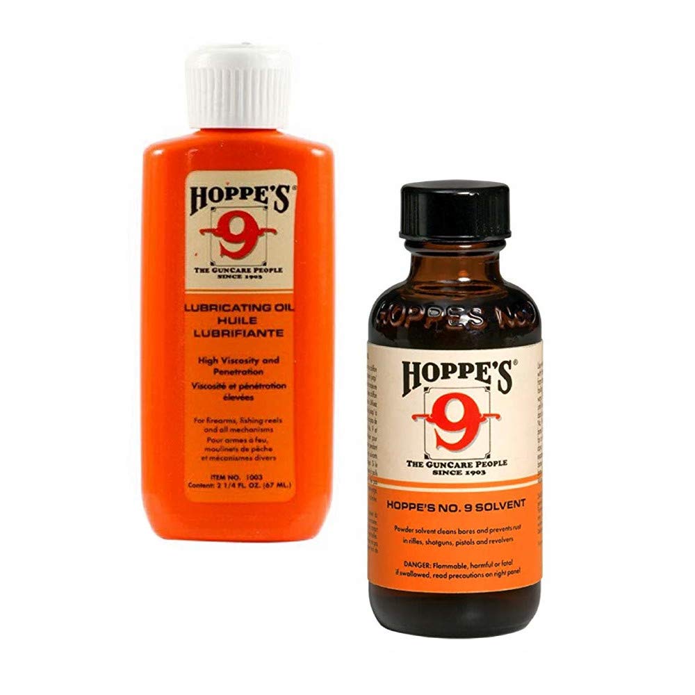 Westlake Market 22 Caliber Pistol Cleaning Kit with Cleaner, Gun Oil, Brush and Snake, Orange