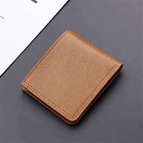 Wallet Envelope System Fashion ID Short Wallet Solid Color Men Open Purse Multiple Card Slots Clutch Bag Bee Wallet Leather