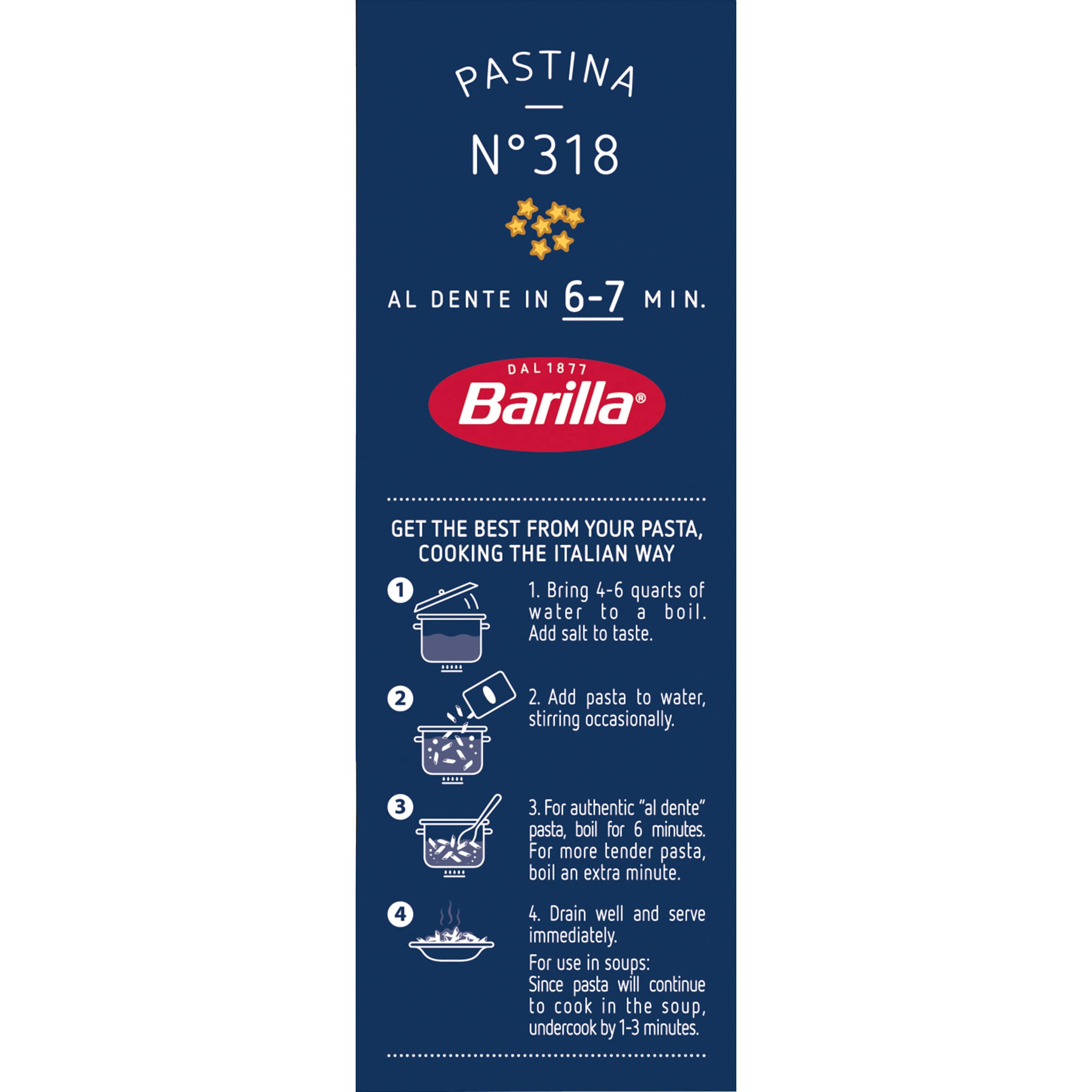 Pastina Pasta, 12 Ounce Box (Pack of 2) with By The Cup Swivel Spoons
