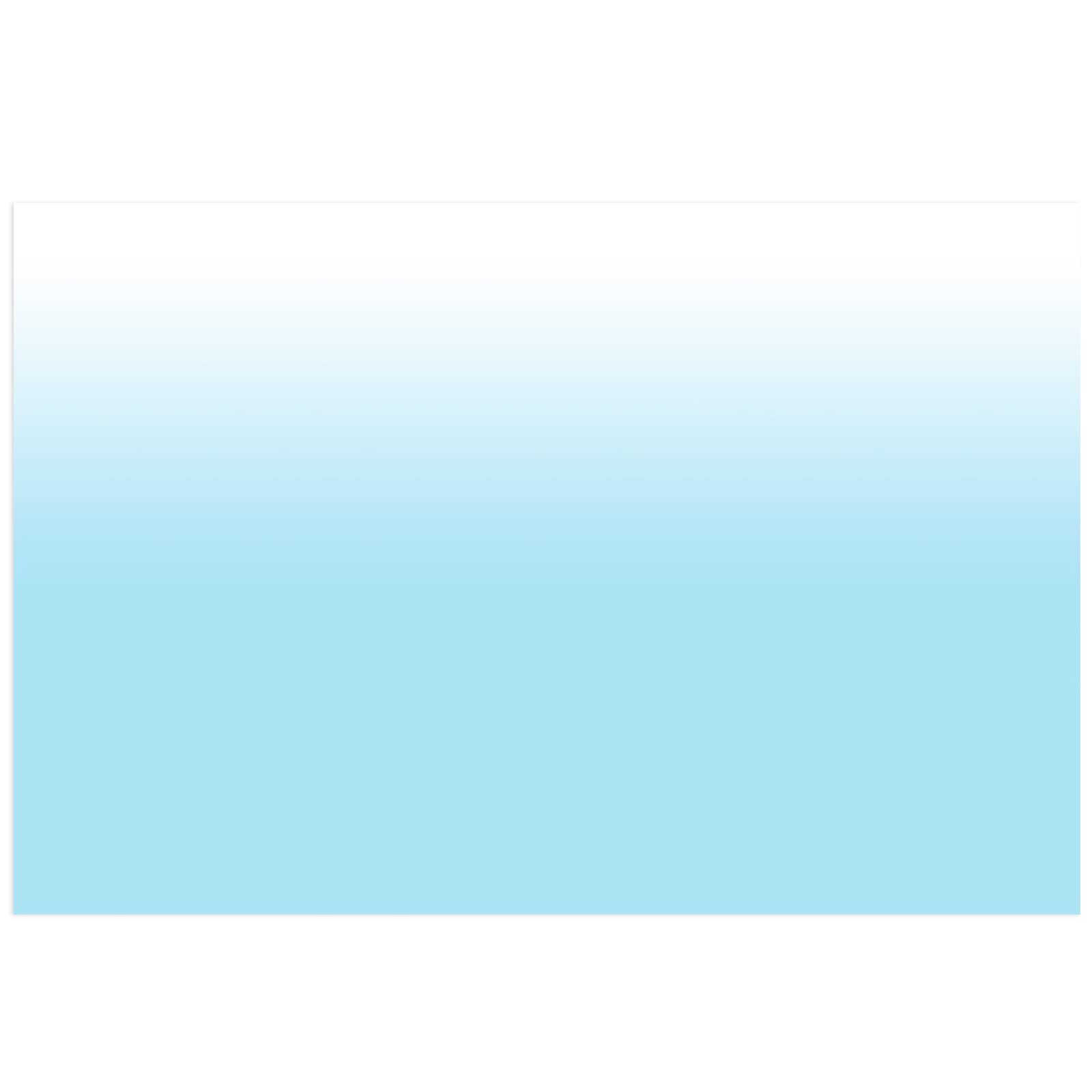 Ombre Fish Tank Stickers Wallpaper PVC Background Aquarium Decoration for Fish Tank Background 24.4x60.8 inch Blue and White Gradient Texture Abstract Art
